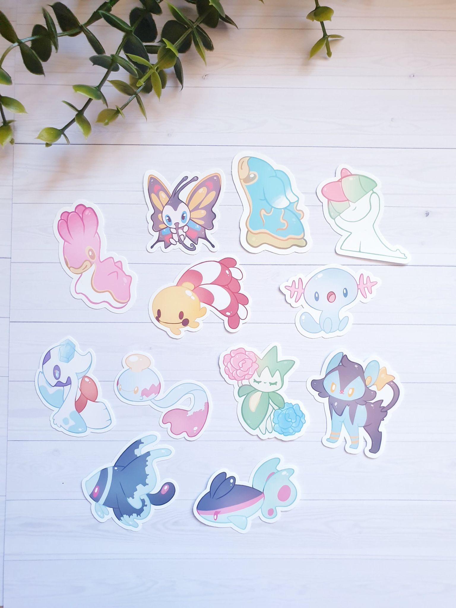 P o k e Set 2 Sinnoh Sticker Pack – Ellesdoodlebox