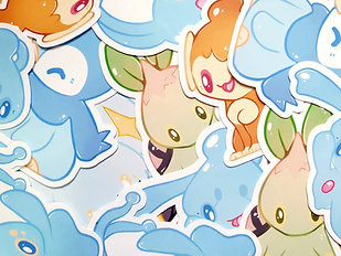 Sinnoh P o k e Stickers – Ellesdoodlebox